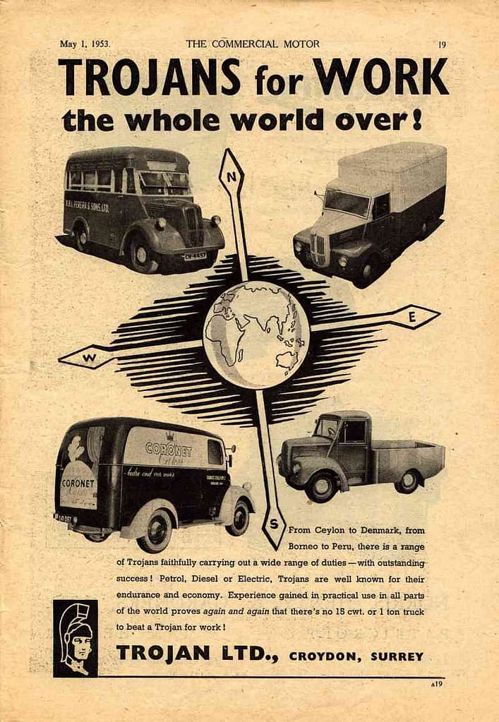 Post-War Vans - Trojan Museum Trust