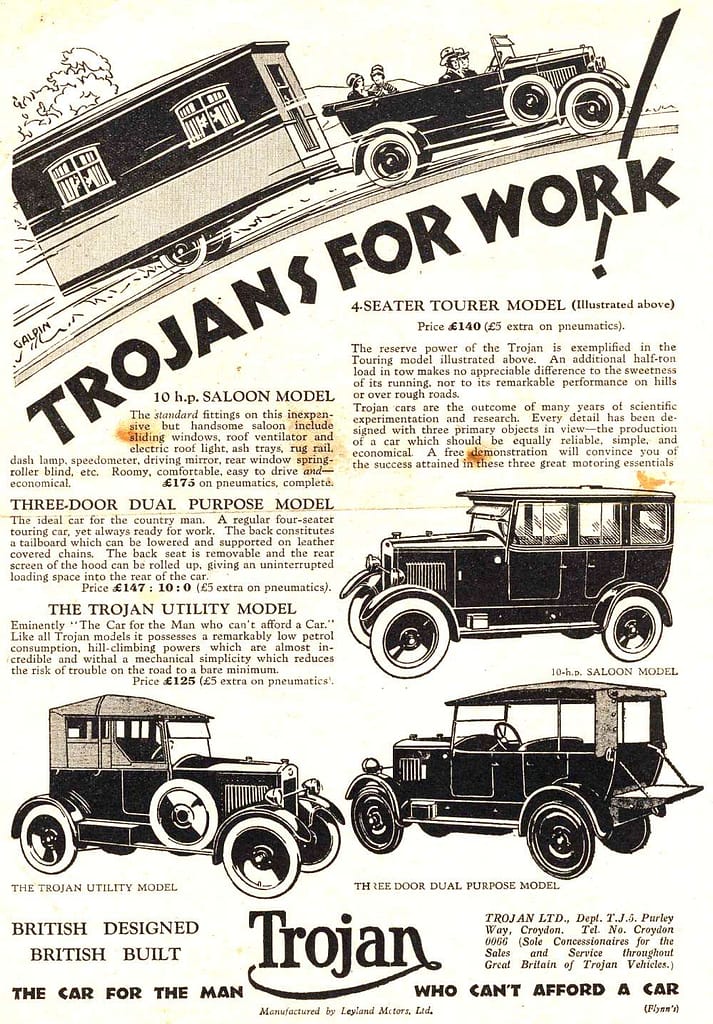 Pre-War Cars - Trojan Museum Trust
