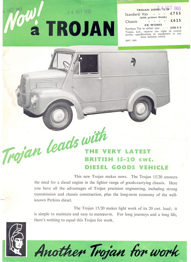 Post-War Vans - Trojan Museum Trust