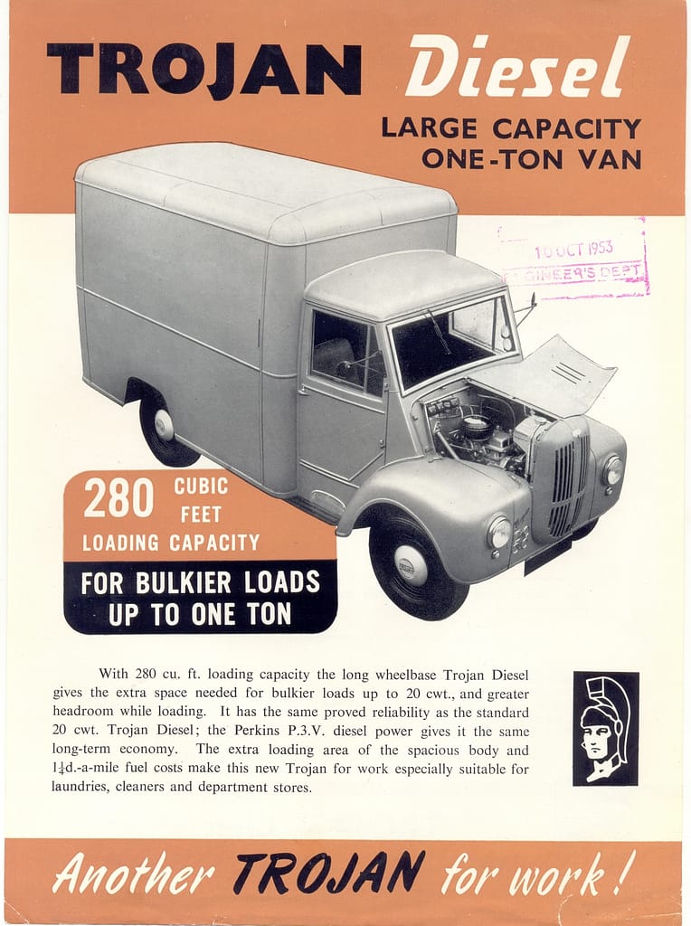 Post-War Vans – Trojan Museum Trust