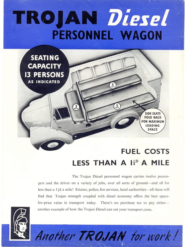 Post-War Vans – Trojan Museum Trust